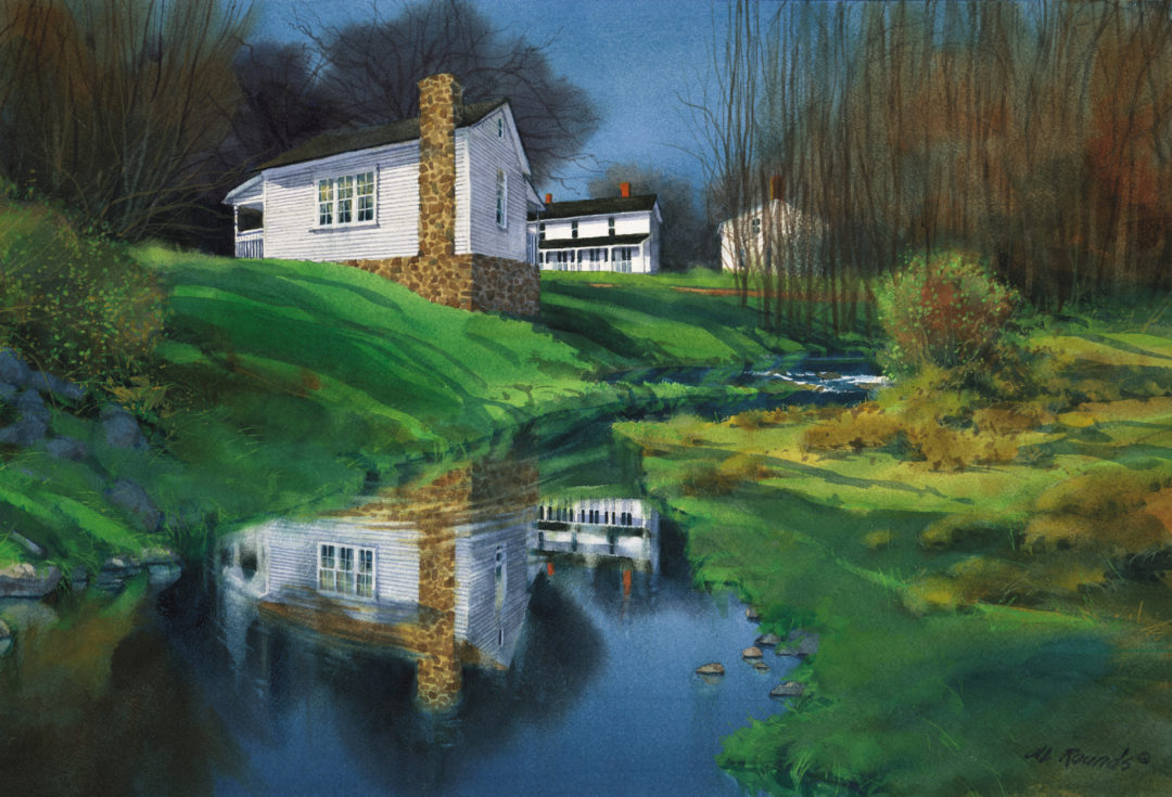 Al Rounds|Beautiful watercolors that carry us over a distance of miles ...